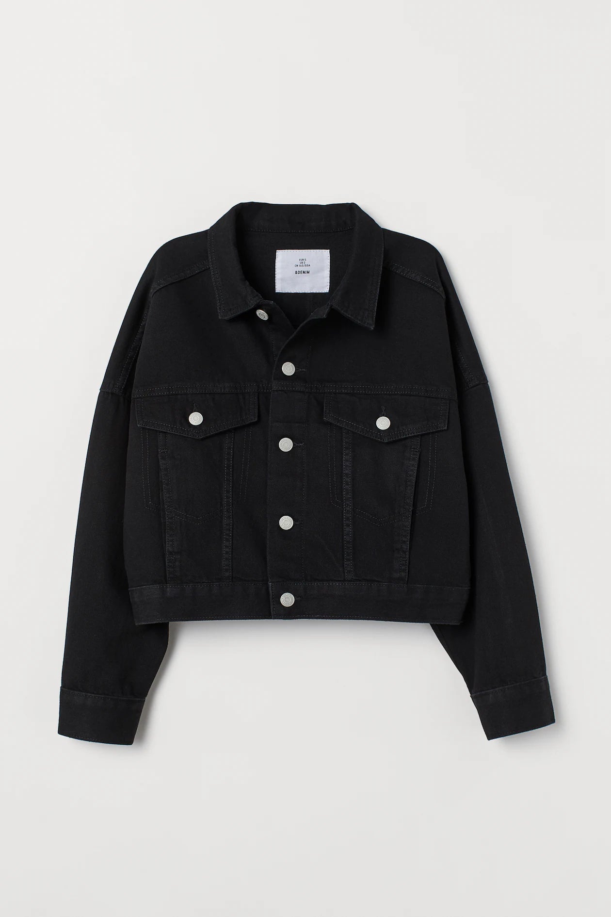 BLACK DENIM JACKET – WabClothing